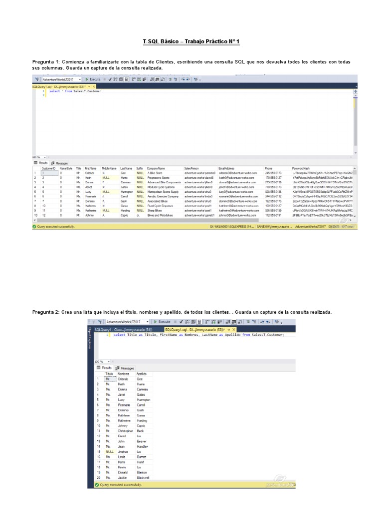 Trabajo Práctico 1 - Jimmy Hugo Nazario Calero | PDF