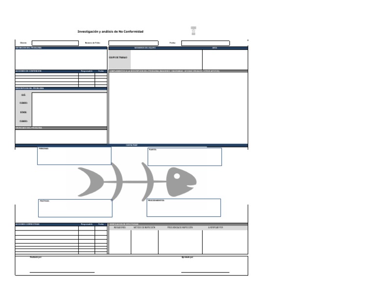 Formato Analisis RCA | PDF
