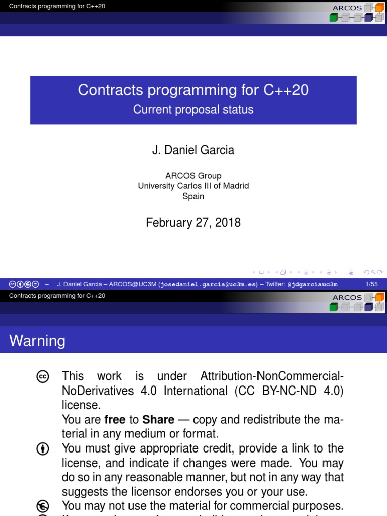 Contracts | PDF | C++ | Computer Programming