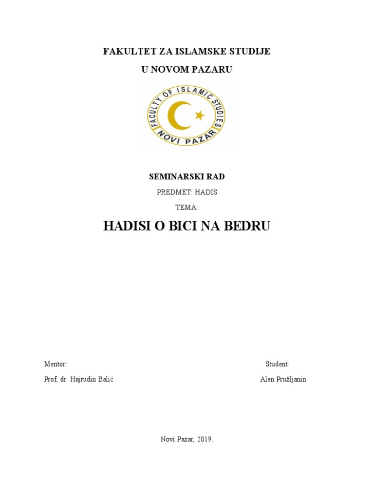 Bitka Na Bedru | PDF