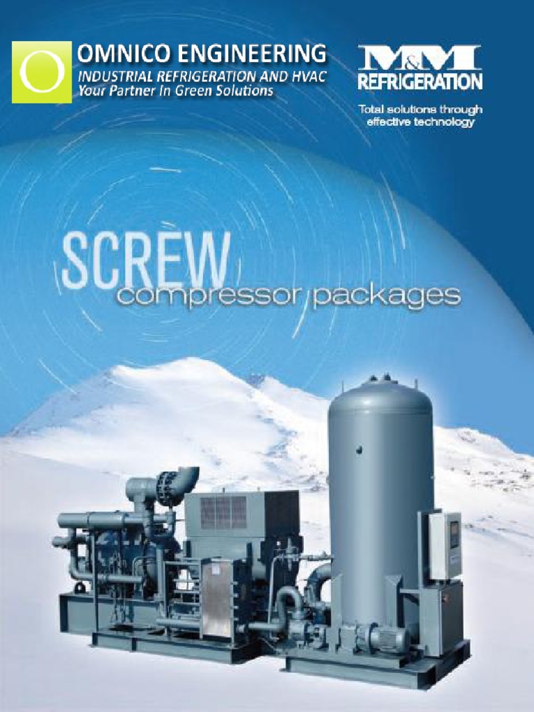 Omnico Brochure Screw Compressor Packages | PDF | Engineering Thermodynamics | Manufactured Goods