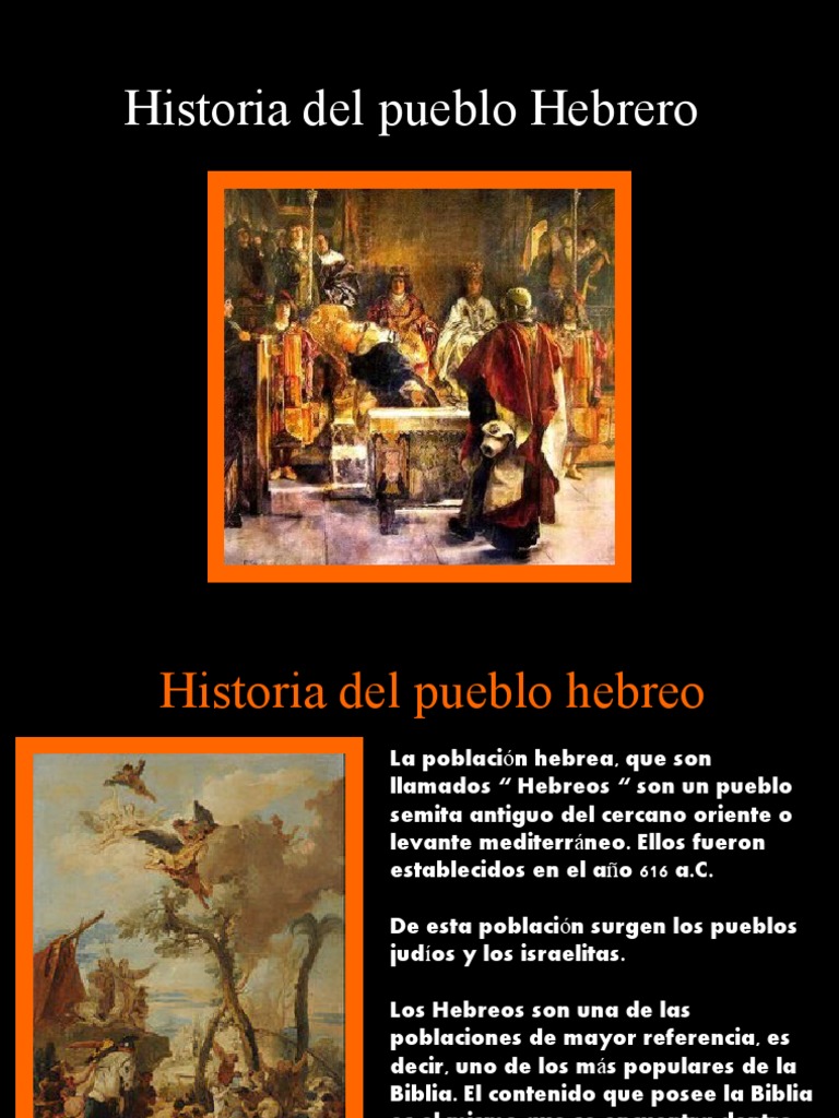 El Pueblo Hebreo | PDF | Biblia | Tora
