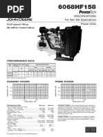 John Deere 6068H Power Unit Manual | PDF | Engines | Turbocharger