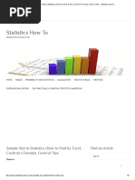 Biostats Exam Cheat Sheet | PDF | Type I And Type Ii Errors ...