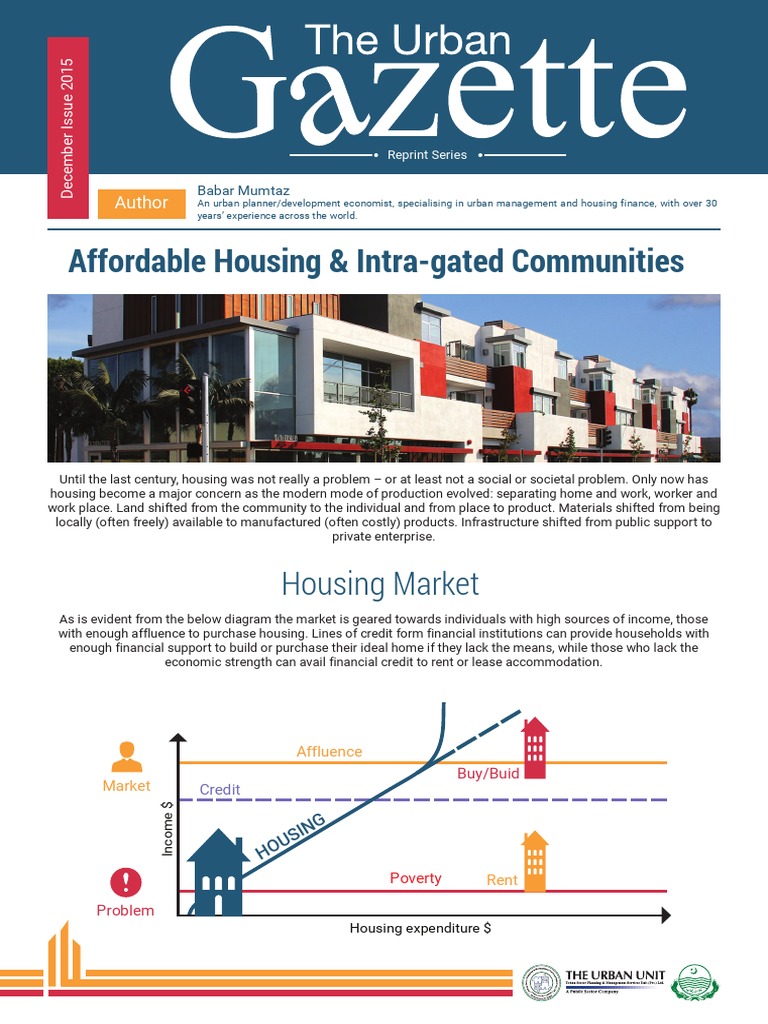 Affordable Housing Urban Unit | PDF | Affordable Housing | Public Housing