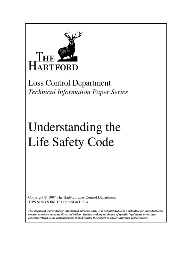 Understanding The Life Safety Code: Loss Control Department | PDF ...