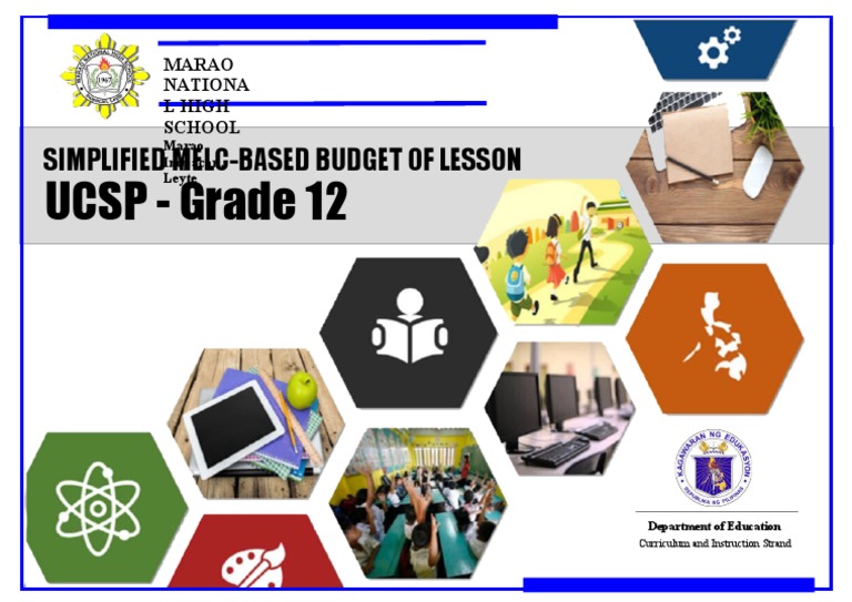 UCSP - Grade 12: Simplified Melc-Based Budget of Lesson | PDF