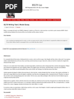 IELTS Writing Task 2 Templates Guide | PDF | Essays | International ...