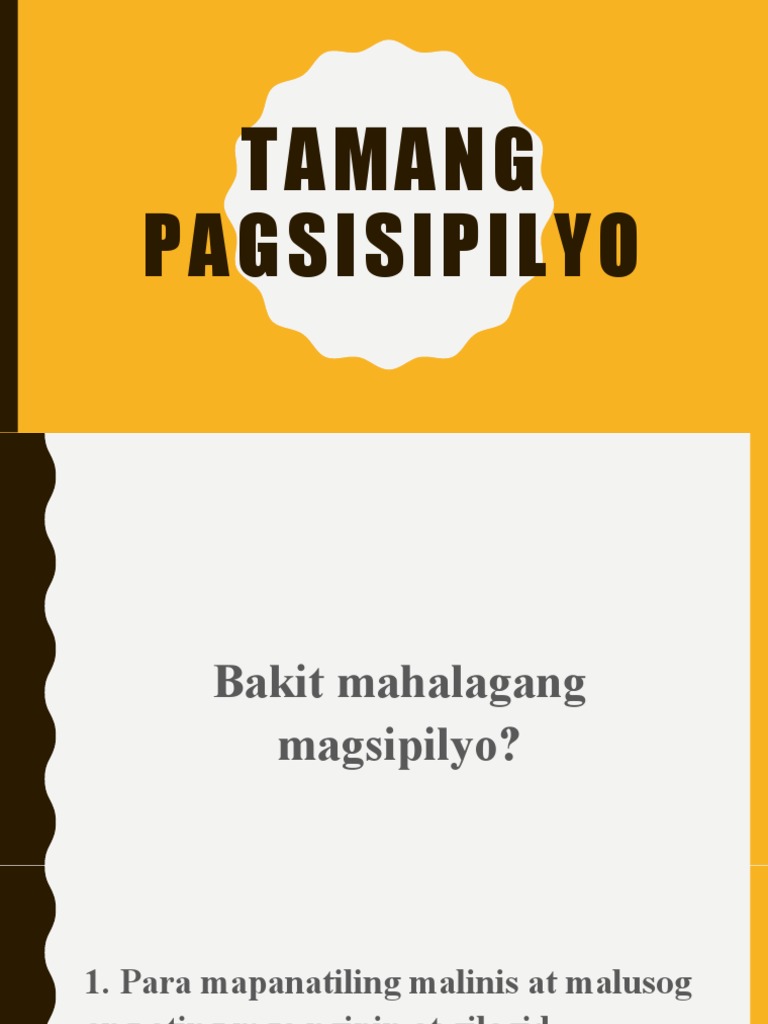 Tamang Pagsisipilyo | PDF
