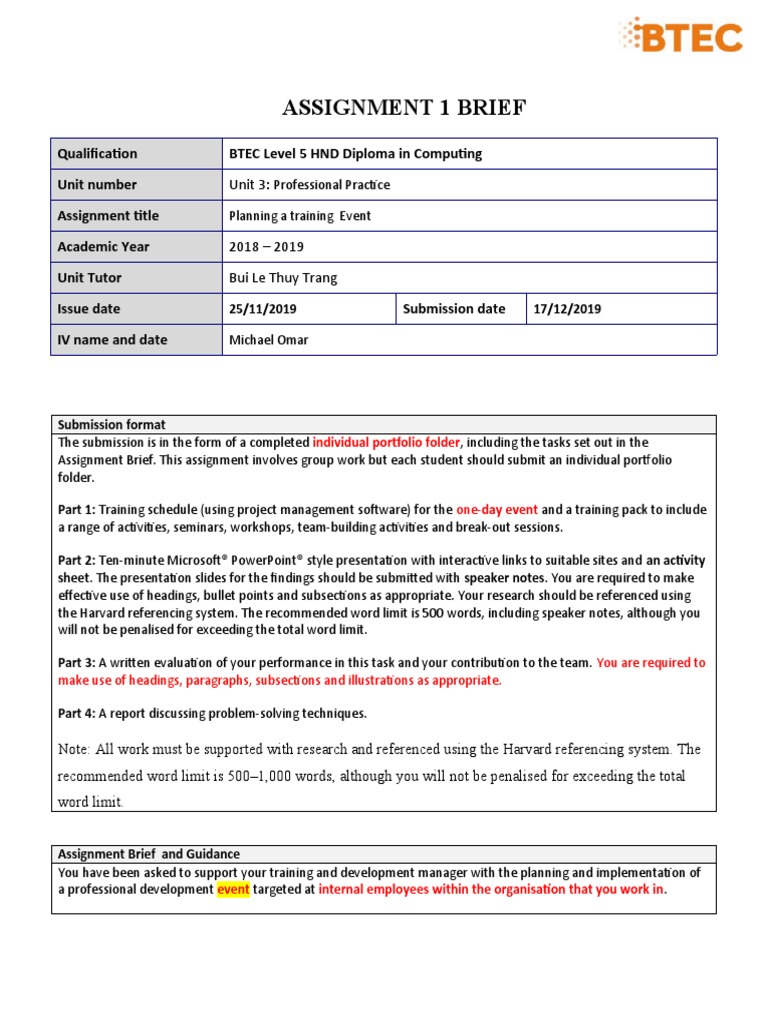 Unit 3 - Assignment 1 Brief | PDF | Cognition | Learning