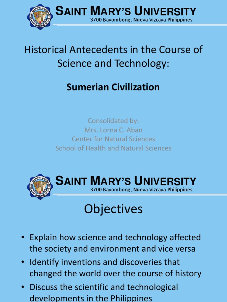 Sumerian Civilization: Innovations in Science | PDF | Sumer | Mesopotamia