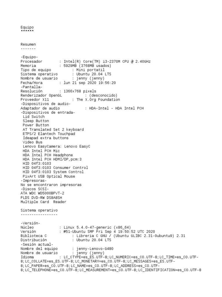 Hardinfo Report | PDF | Micro dispositivos avanzados | Intel