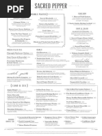 Balcony Bar Menu | PDF | Food And Drink | Cooking