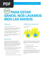 Actividades Didácticas de Lavado de Manos | PDF | Lavado de manos | Higiene