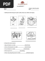 Evs Worksheet Lesson - 5 | PDF