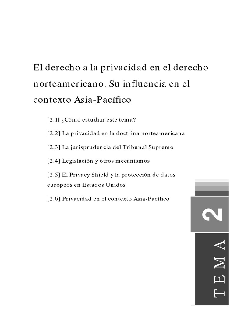 La Cuarta Enmienda y la Privacidad | PDF | Cuarta Enmienda a la ...