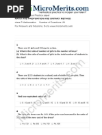 Class 6 Ratio & Proportion Worksheet | PDF | Mathematics