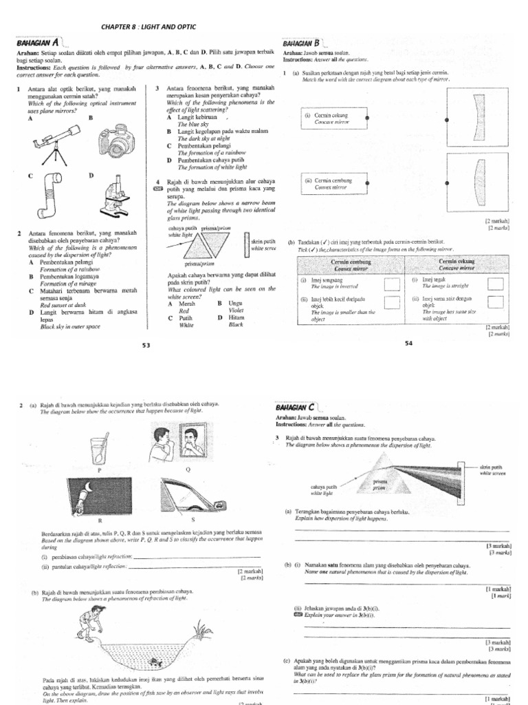 Chapter 8: Light and Optic | PDF