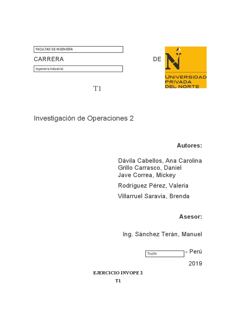 Ejercicio Invope 2 | PDF | Cocina | Productos animales