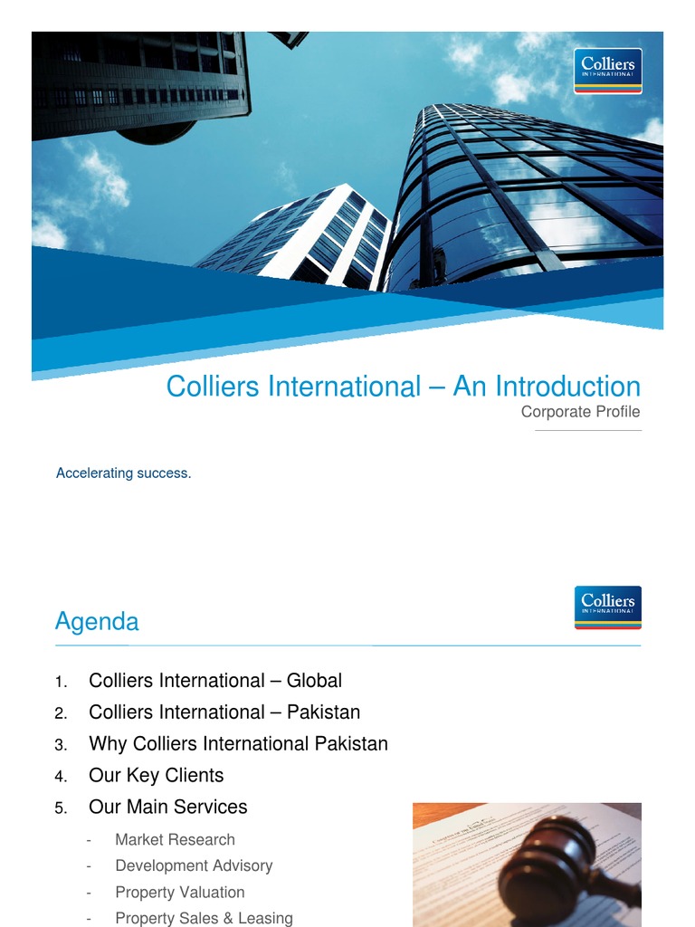 Colliers Profile - New Version | PDF | Real Estate Appraisal | Retail