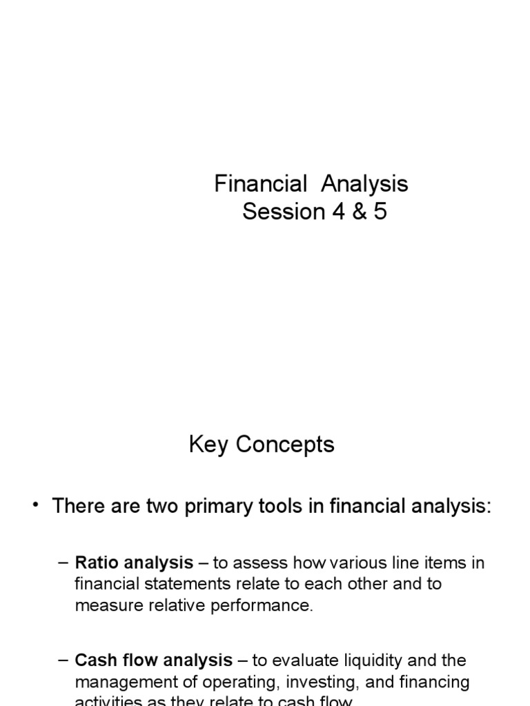 Financial Analysis Session 4 & 5 | Download Free PDF | Working Capital ...