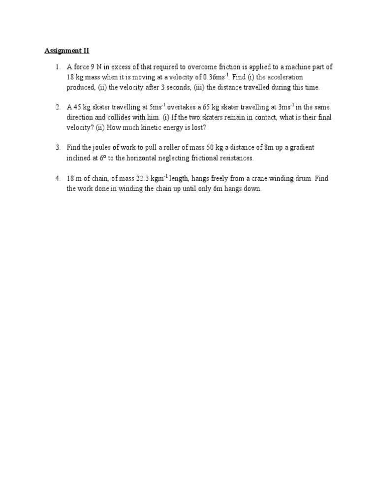 AM Assignment II | PDF