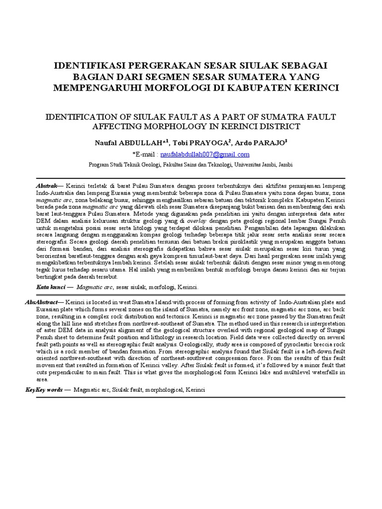 Abstrak Paper Sesar Siulak | PDF | Ilmu Sosial