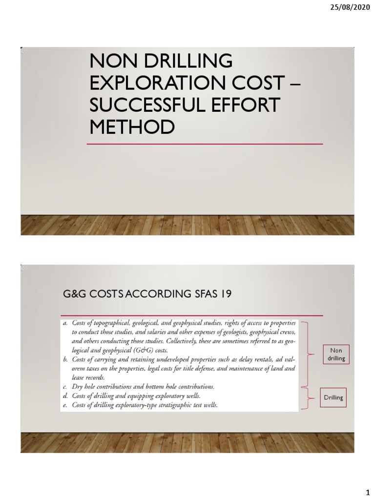 Non-Drilling Exploration Costs Explained | PDF | Oil And Gas Law In The ...