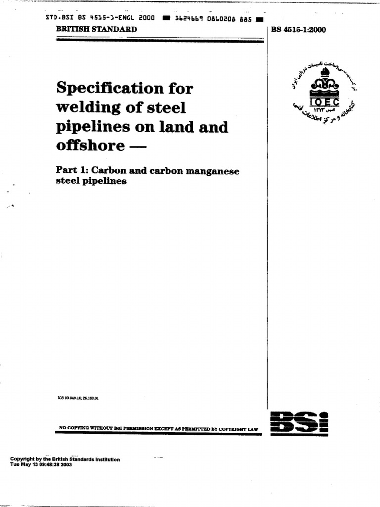 BS 4515-1 PDF | PDF