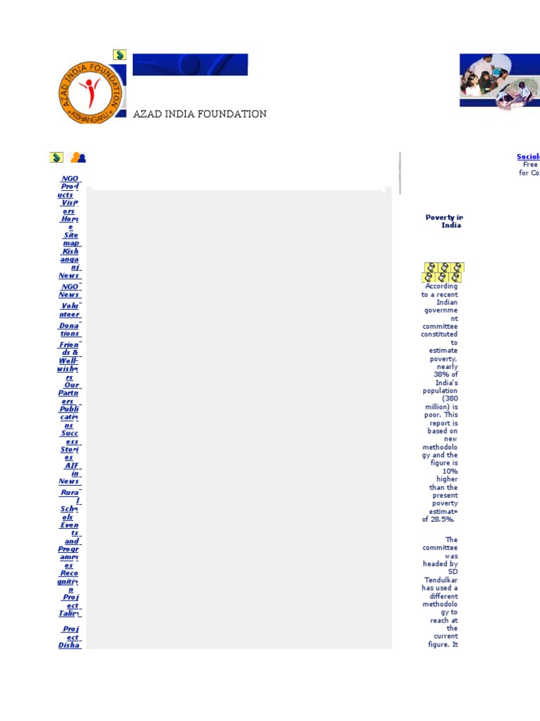 Azad India Foundation: An Organization Committed To The Over All ...