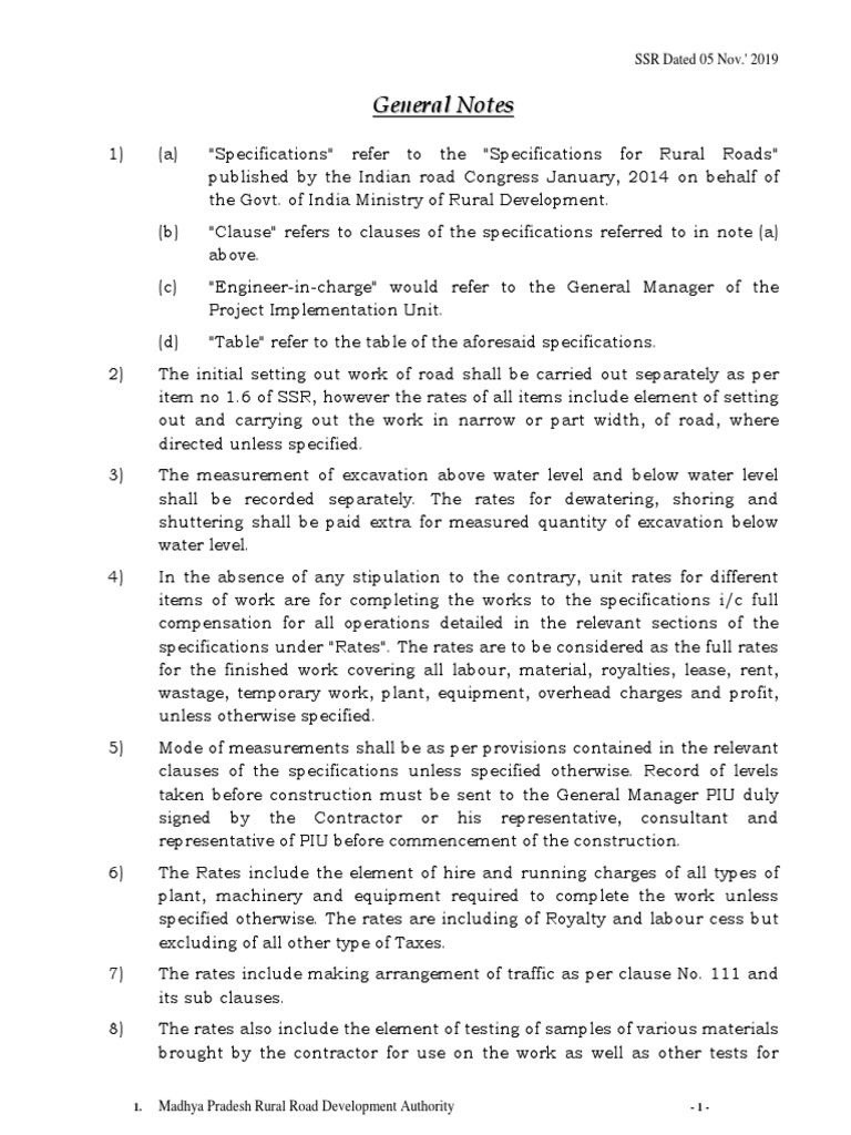 Guidelines and Specifications for Rural Road Development Projects in ...