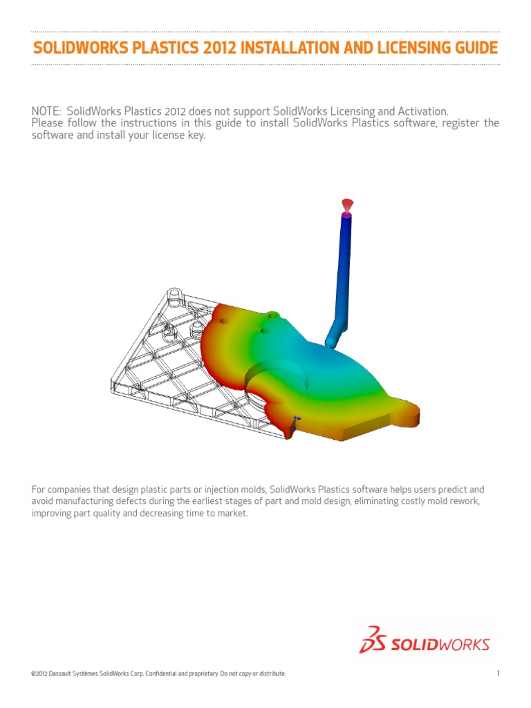 Solidworks Plastics 2012 Installation and Licensing Guide | PDF | Proprietary Software ...