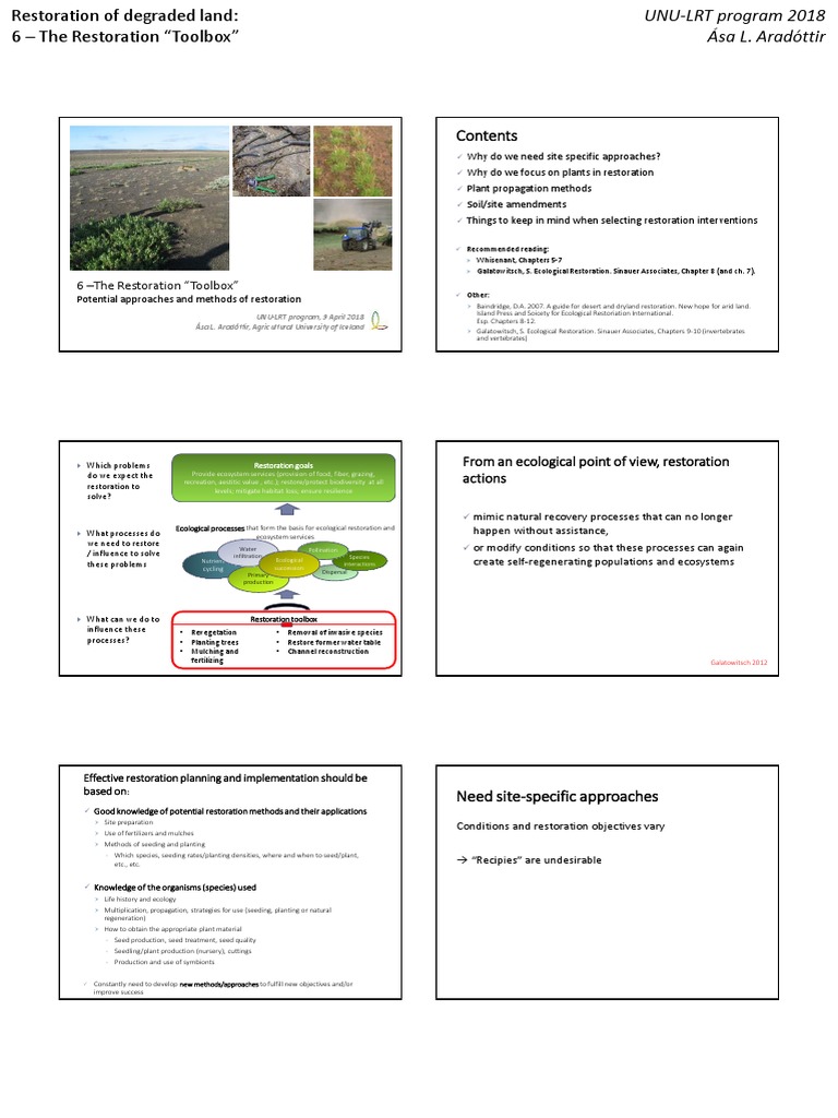 6 The Restoration Toolbox | PDF | Restoration Ecology | Invasive Species