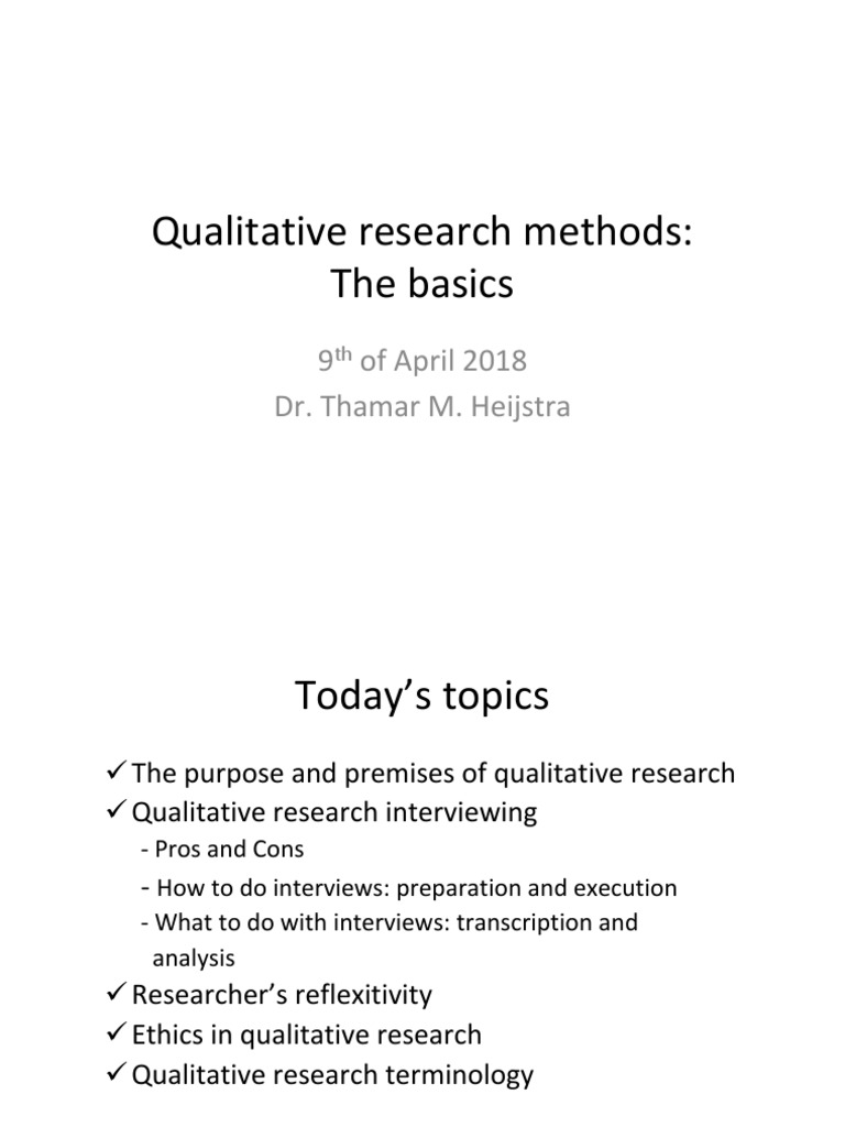 Qualitative Research Methods The Basics | PDF | Qualitative Research ...