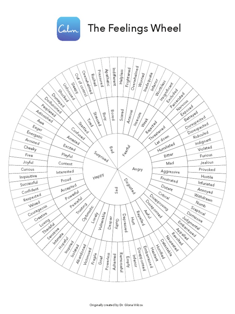 Feelings Wheel | PDF