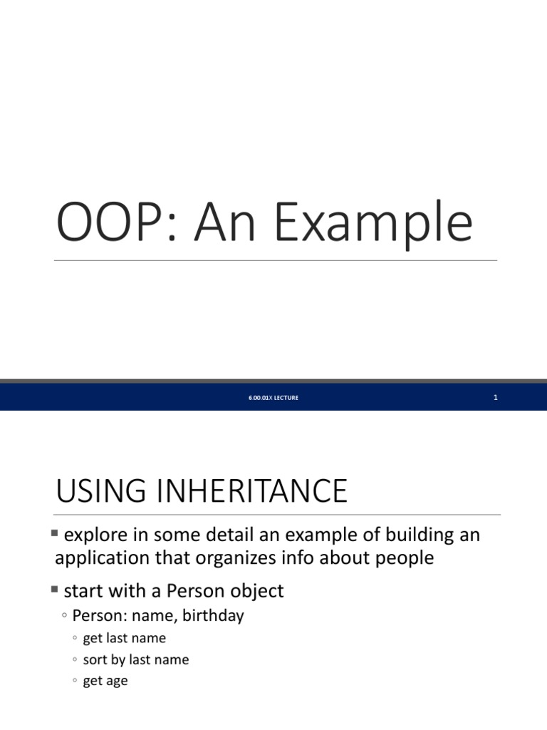 Lec10 Class People Pdf Inheritance Object Oriented Programming Computer Programming 