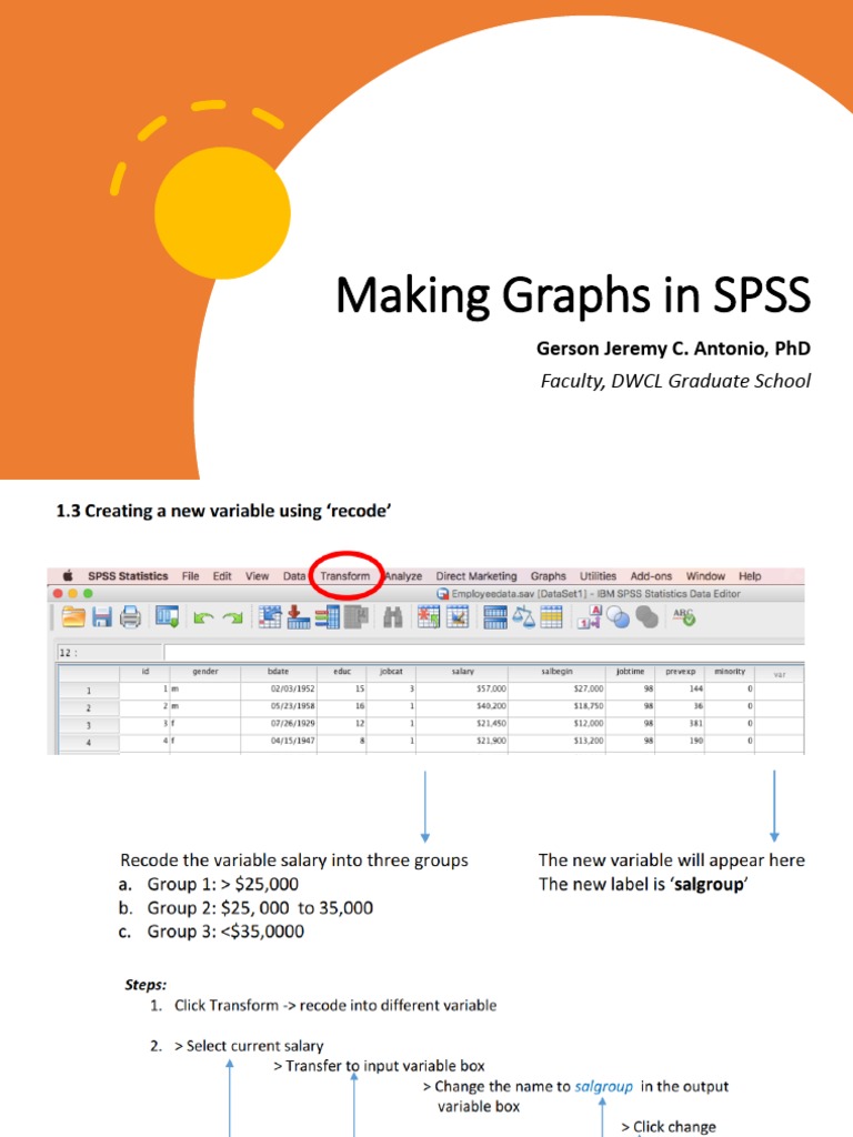 05 Making Graphs in SPSS | PDF