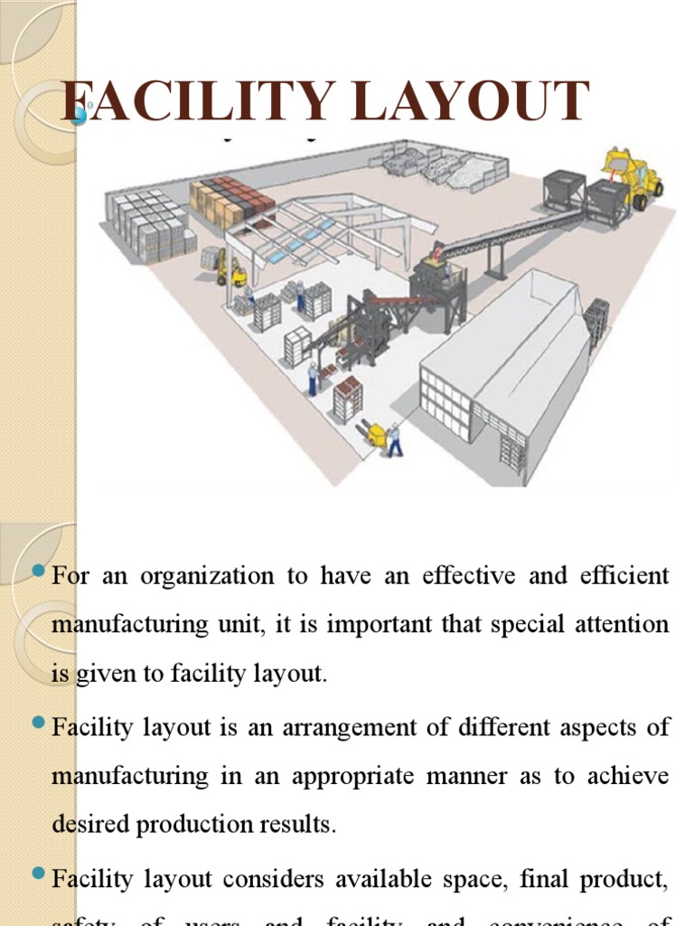 Facility Layout Pdf Automation Machines