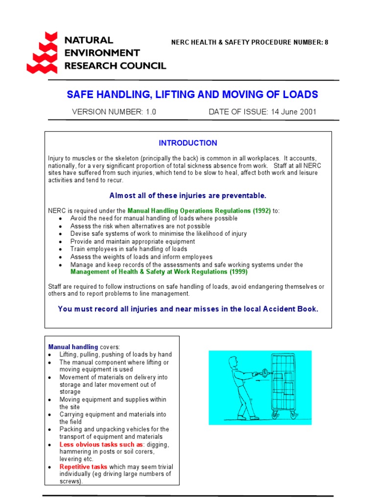 Manual Handling Weights | PDF | Occupational Safety And Health | Risk