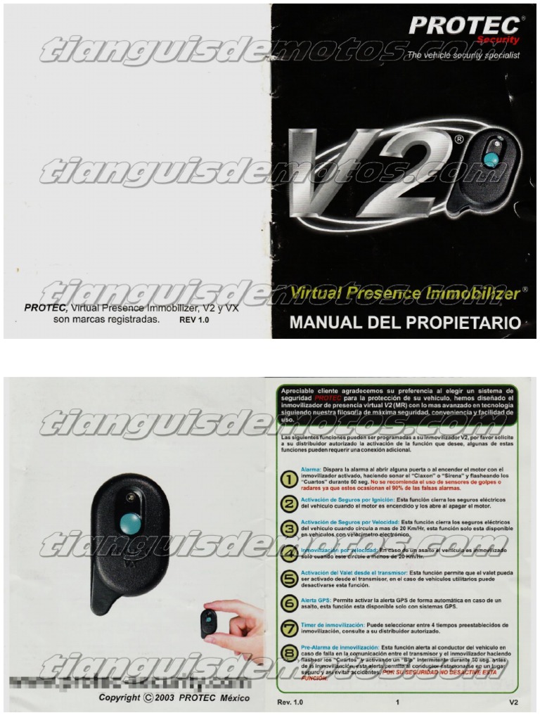 Manuales y Diagramas Protec V2 | PDF