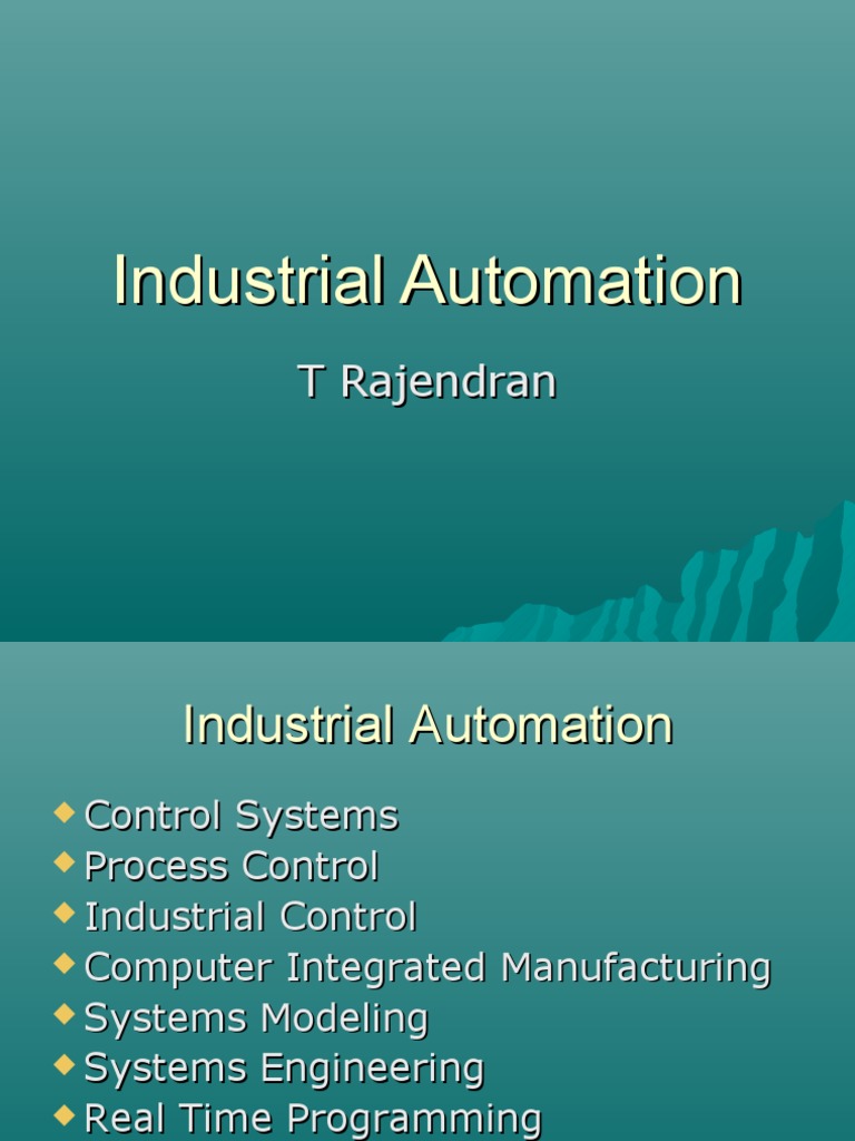 Industrial Automation | Control Theory | Automation