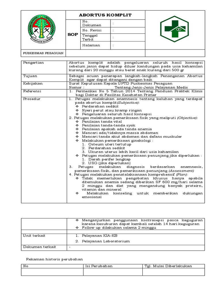 Abortus Komplit | PDF