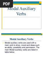Materi 3 Modals Auxiliaries | PDF | Grammatical Tense | Verb