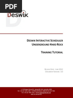 Deswik Module Summary UGM PDF | PDF | Computer Aided Design | Mining