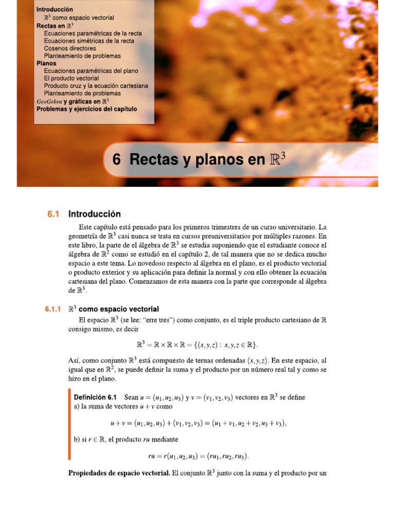Rectas y Planos en R3 | PDF