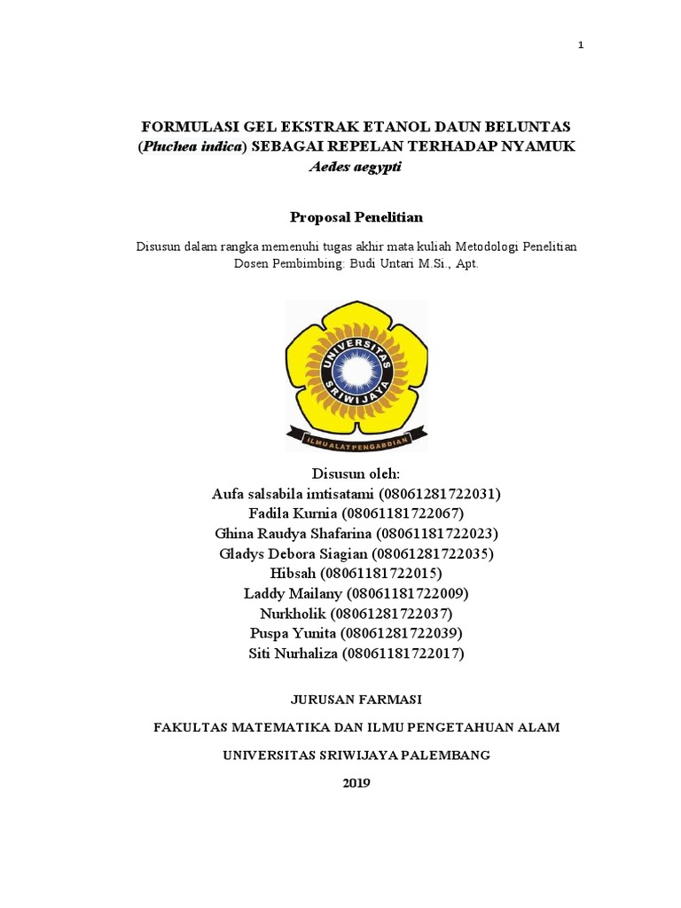 PROPOSAL Metopen (Edit) - 1 | PDF