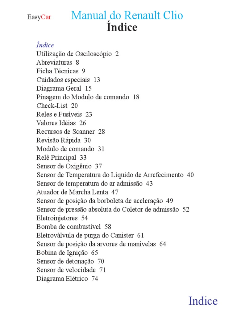 21-Manual Renault Clio PDF | PDF | Natureza