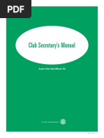 Club Roles and Responsibilities | PDF