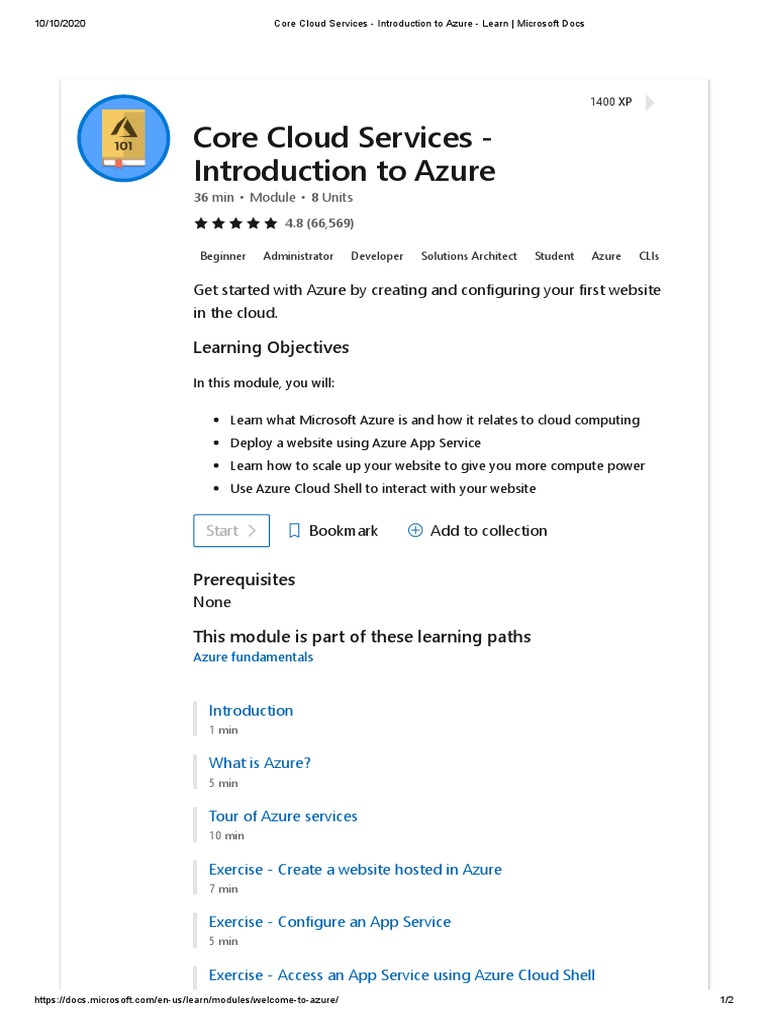 Getting Started with Microsoft Azure: An Introduction to Core Cloud Services and Deploying Your ...