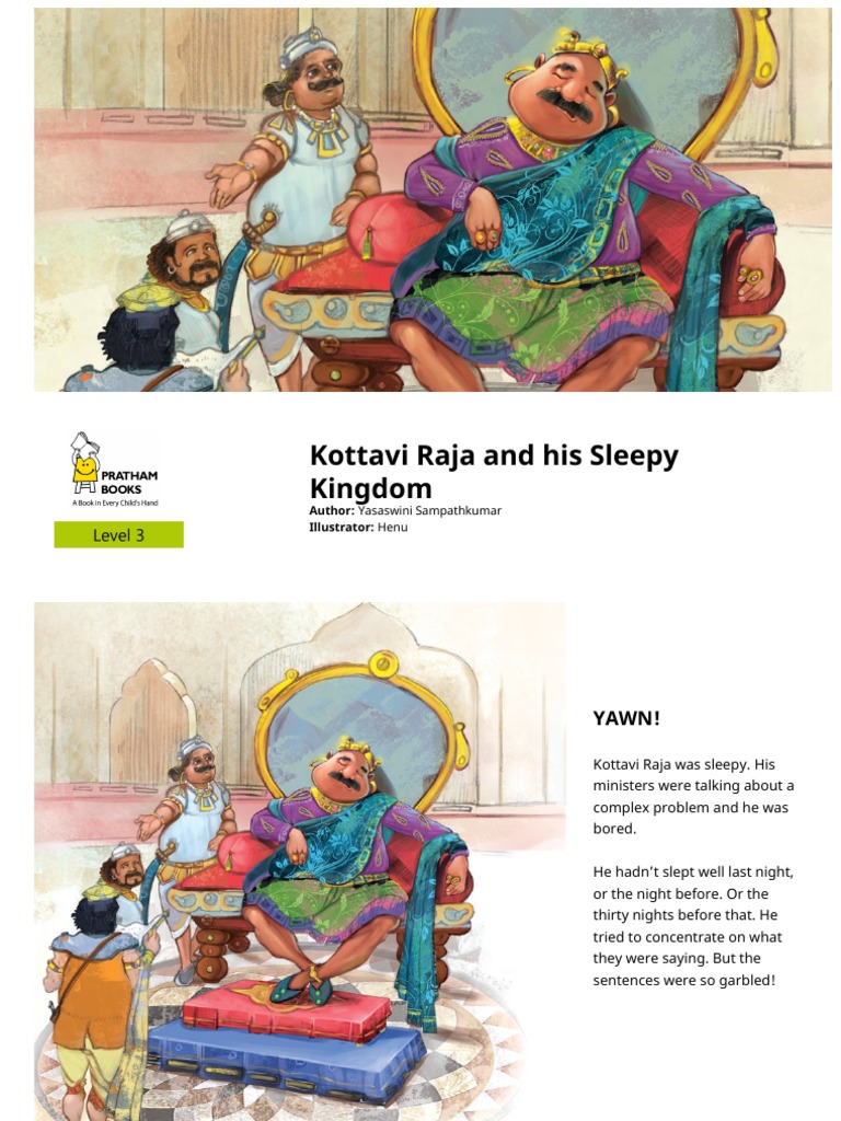 Kottavi Raja's Sleepy Dilemma | PDF | Creative Commons License | Foods
